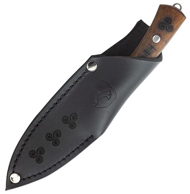 Condor Druid Fixed Knife 4.5" Satin Finish 1095HC Steel Blade Walnut ...