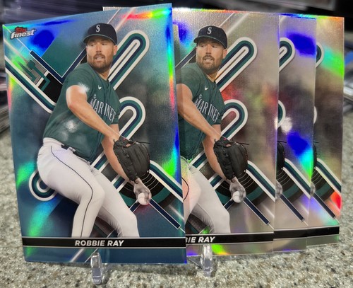 Robbie Ray 2022 Topps Finest Blue Refractor #/300 Parallel Seattle ...