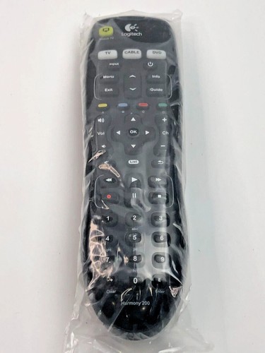 Logitech Harmony 200 - Infrared Universal Remote Control Unused ...