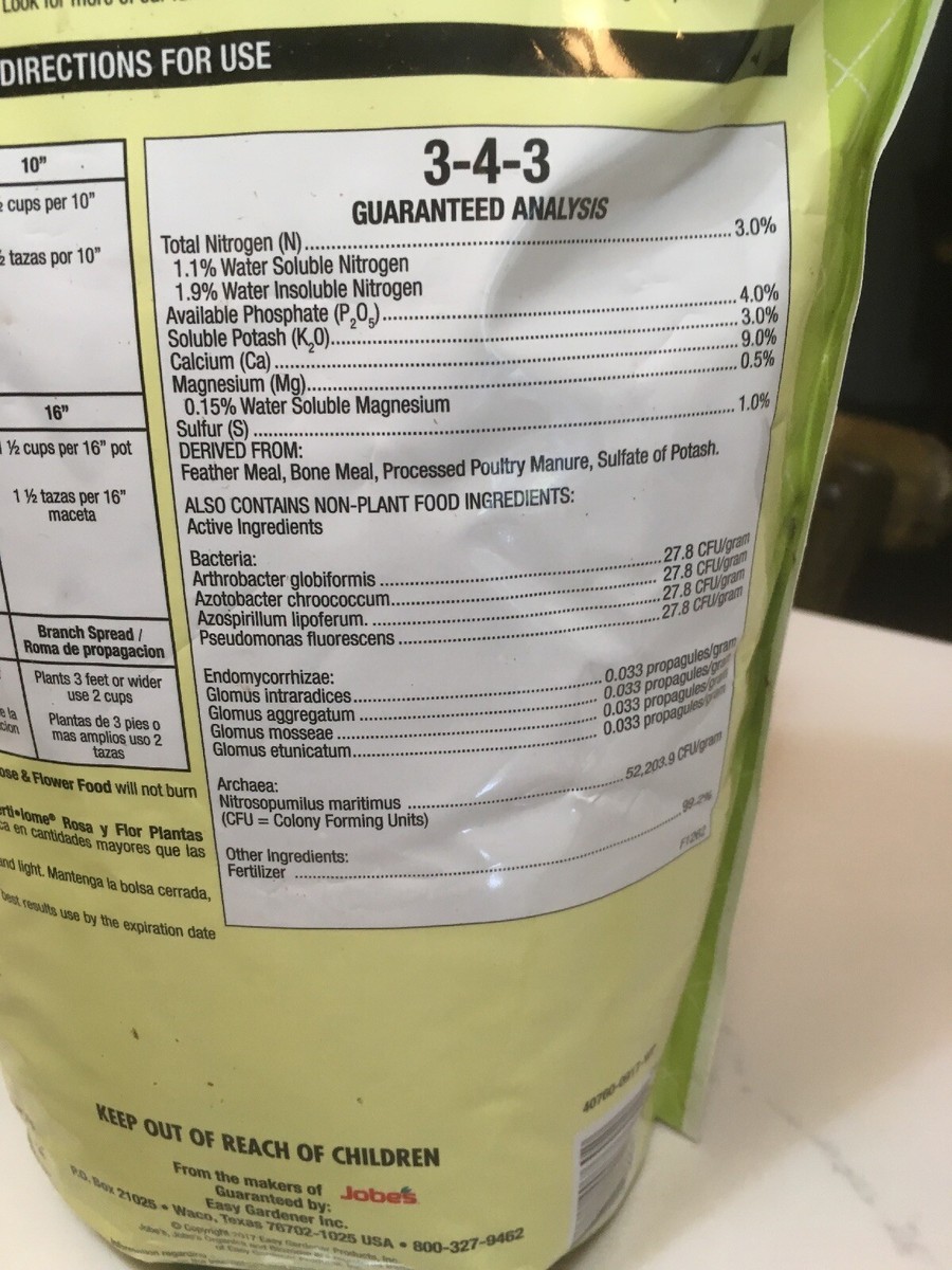 Natural Guard Plant Food Ingredients