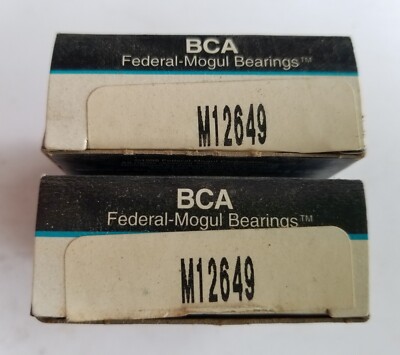 One(1) Federal Mogul Bower M12649 Tapered Tapered Roller Bearing (Cone ...