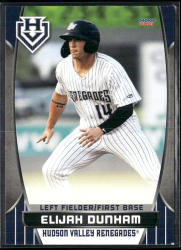 Elijah Dunham 2021 Hudson Valley Renegades Team Set | eBay