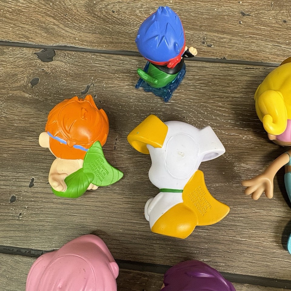 Viacom Bubble Guppies Figure Lot Bath Pool Toy Water Squirters Finger ...