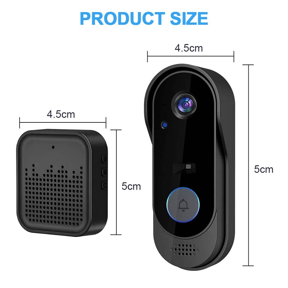 Smart Wireless Video Security Ring Doorbell Phone Camera WiFi Door Bell Intercom | eBay UK