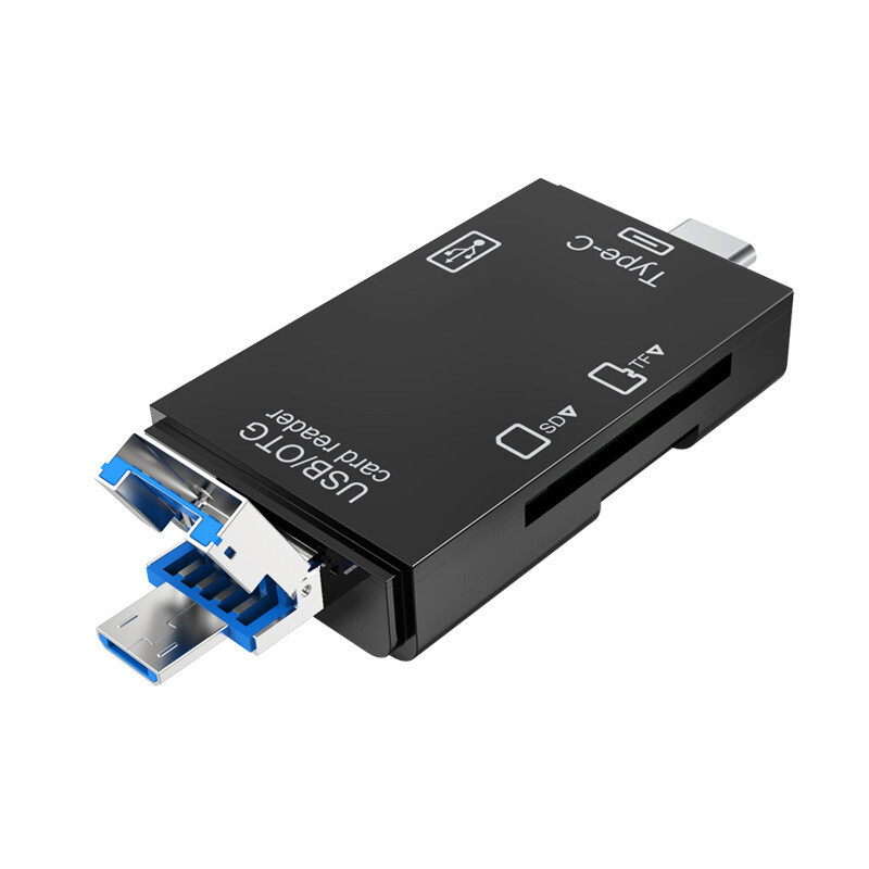 OTG Adapter Micro SD USB2.0 Black/White Smart Memory Flash Drive Card ...