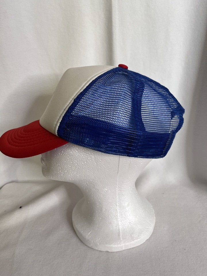 Pabst Blue Ribbon Beer Trucker Hat Red White Blue Baseball Throwback ...