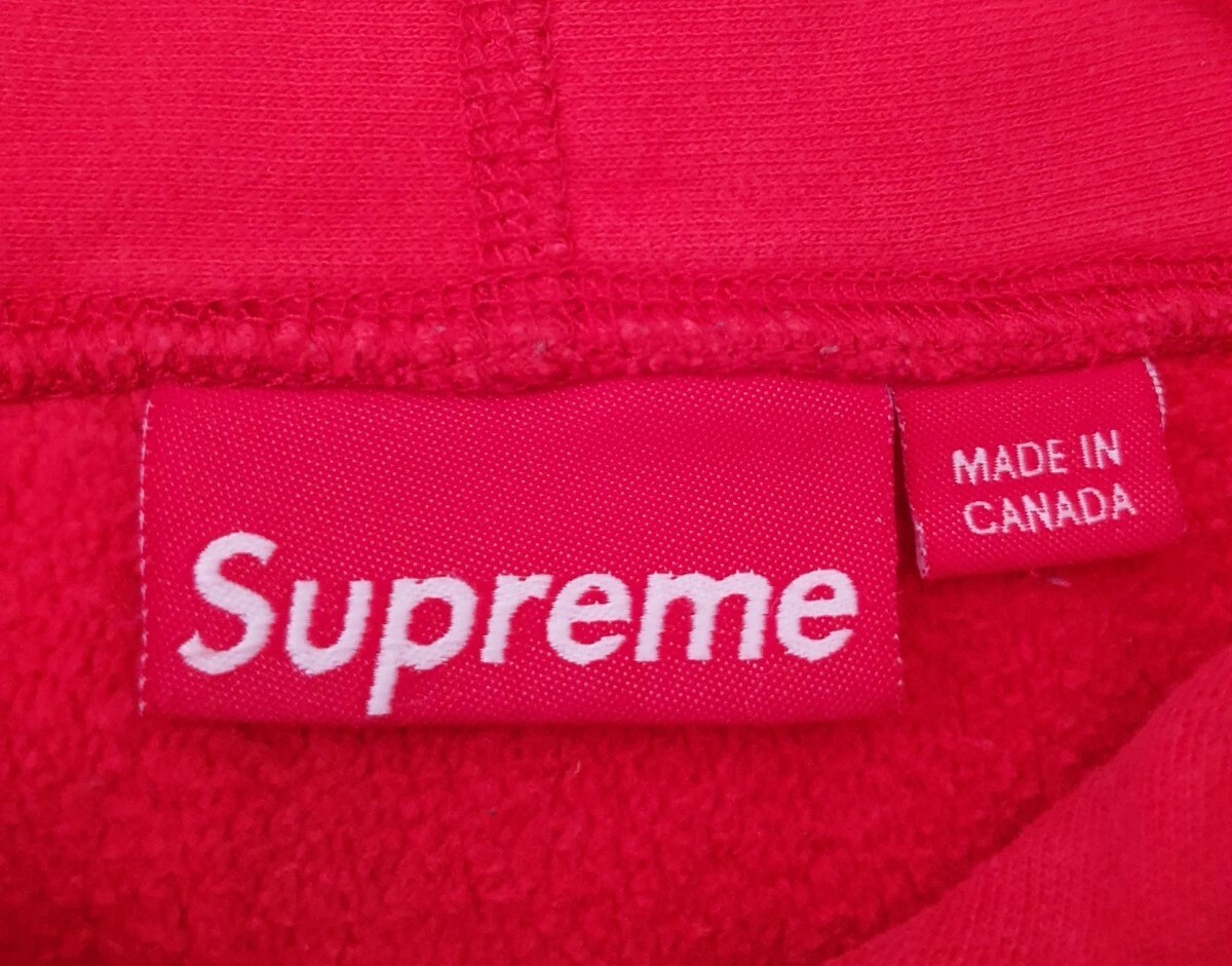 Rare SS10 Supreme Motion Logo Hooded Sweatshirt red h… - Gem