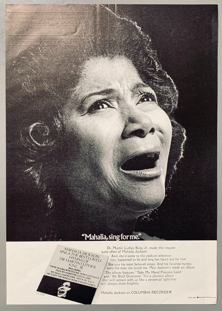 Mahalia Jackson And Martin Luther King