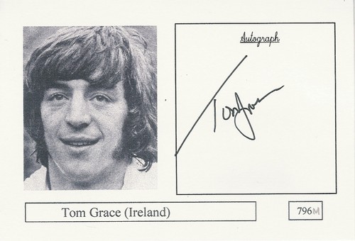 Tom Grace IRELAND RUGBY PLAYER SIGNED PHOTO CARD ORIGINAL AUTOGRAPH | eBay