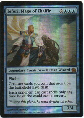 Teferi, Mage of Zhalfir / Téfeiri, mage de Zhalfir FOIL FTV ENGLISH EX ...