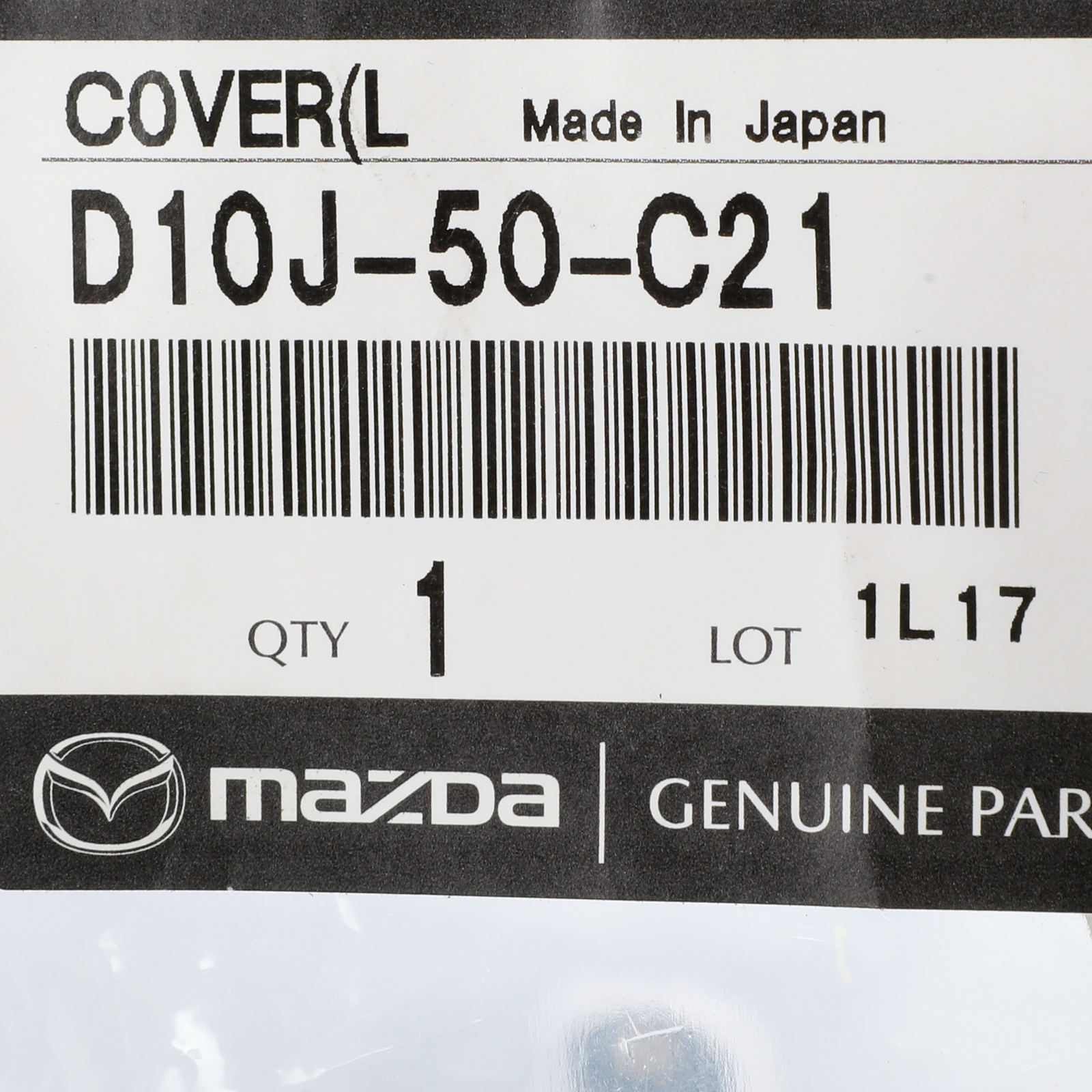 D10J50C21 Mazda Coverlholelamp D10J50C21 Genuine OEM Part for sale ...