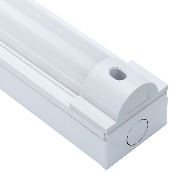 4ft 5ft 6ft LED Tube Fluorescent light Batten Fitting single double ...