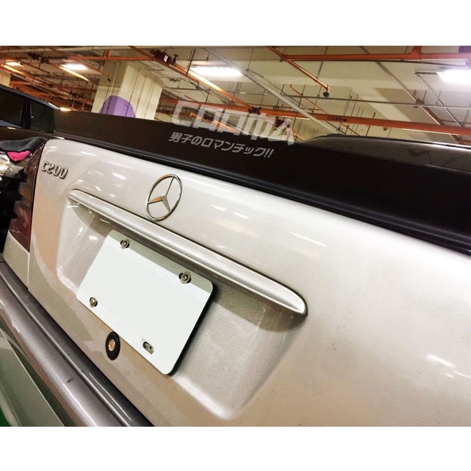UNPAINTED PUF For Mercedes BENZ W202 sedan L Look Rear Trunk spoiler ...