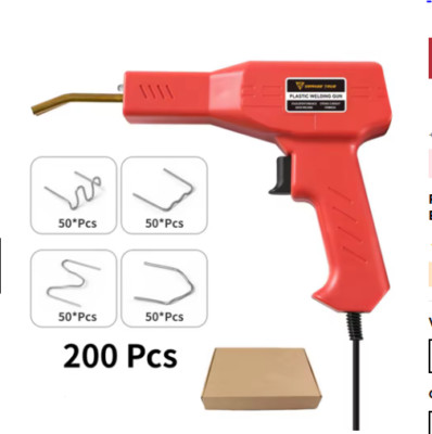 Hot Stapler Car Bumper Fender Welding Welder Gun Plastic Repair Kit Wit ...