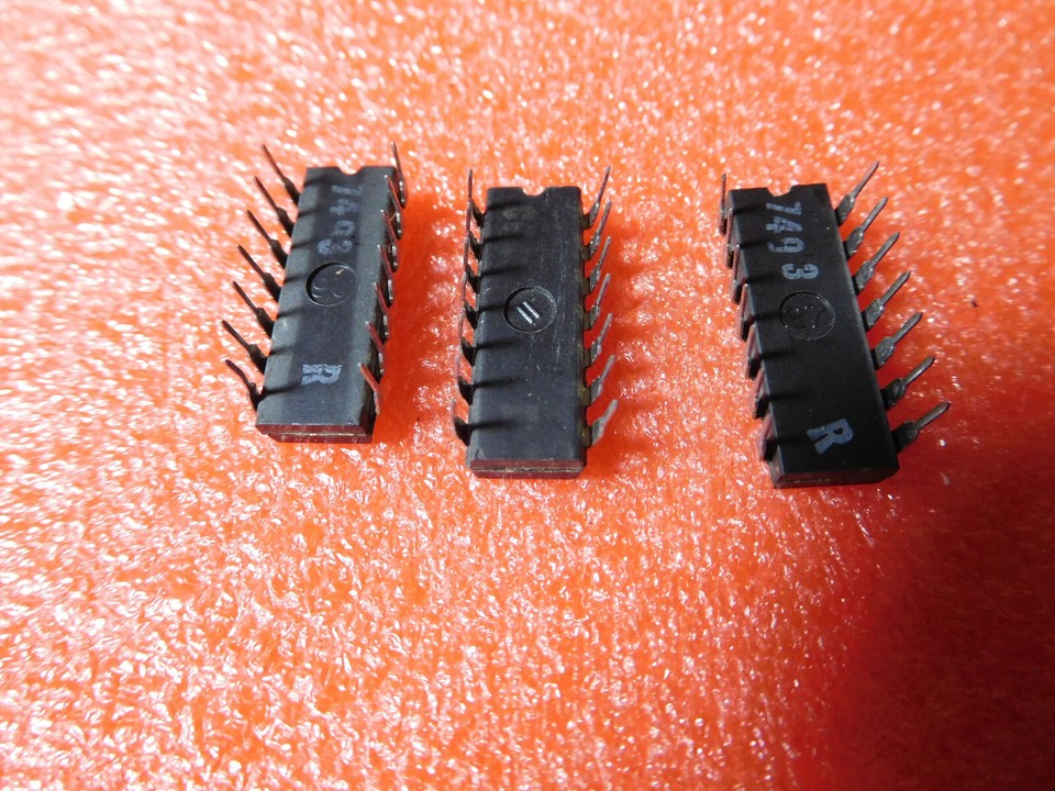 Lot of 3: Signetics N7493A DIP IC 1974- NOS. USA Seller, fast ship ...