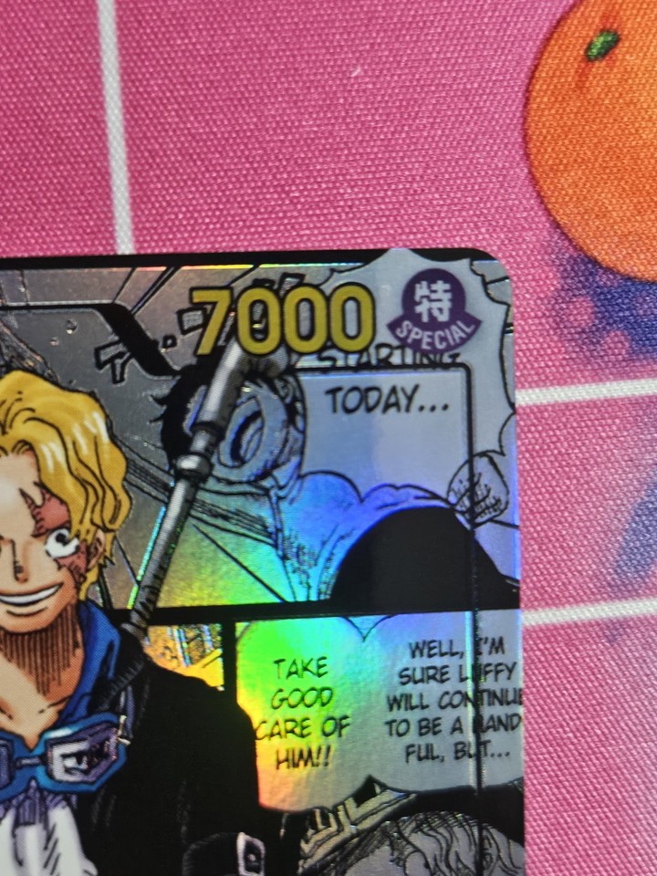 One Piece TCG - Manga Sabo Alt SEC - OP13-120 - Carrying On His Will NM In Hand | eBay