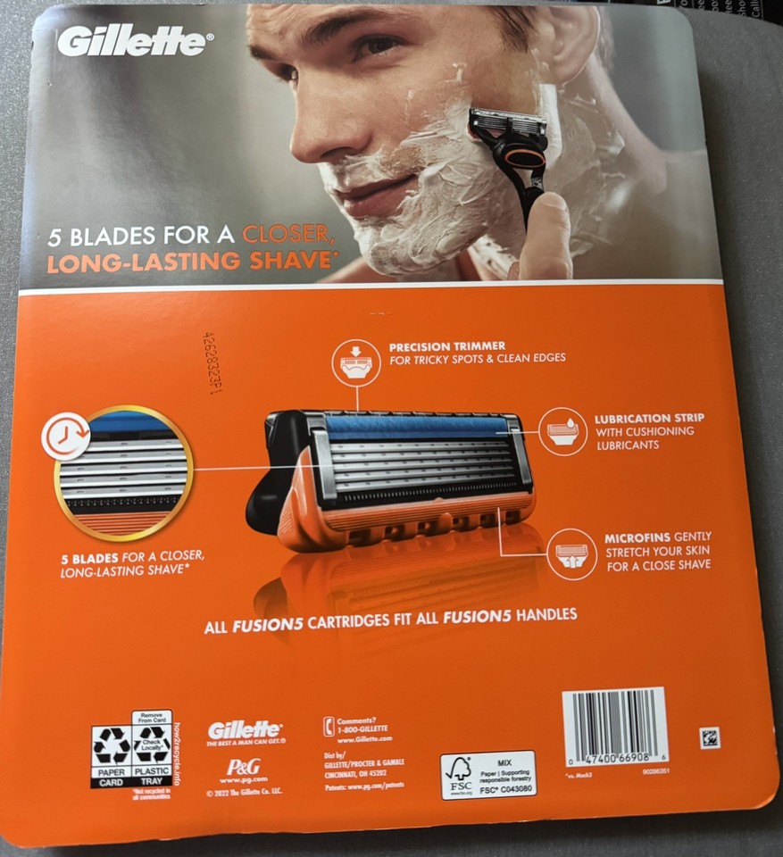 GILLETTE FUSION 5 BLADE REFILLS ~ 16 CARTRIDGES ~ NEW ~ SEALED!! | eBay