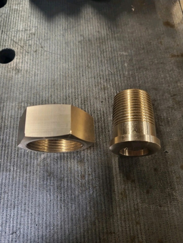 Penberthy 3/4 Tail Pipe, Tail Nut, Live Steam Injector Boiler | eBay