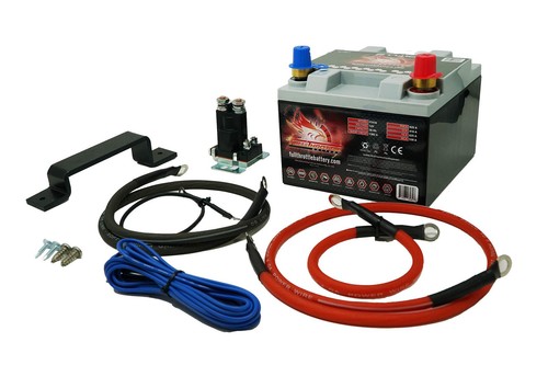 Polaris RZR 2nd Battery Kit, Second Battery Kit w/Full Throttle FT410 ...