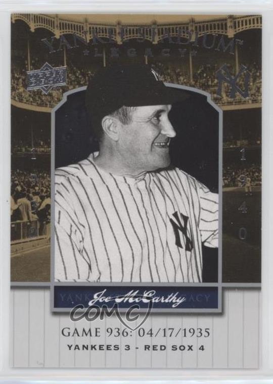 2008 Upper Deck - Multi-Product Insert Yankee Stadium Legacy Joe ...