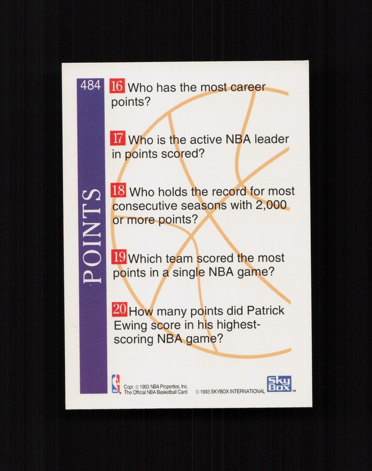 1992-93 Hoops #484 Patrick Ewing | eBay