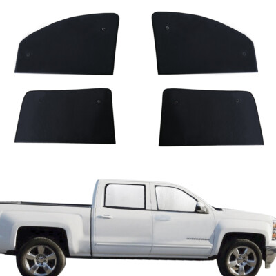 Fit For Silverado 2500HD Crew Cab 2014-2019 Side Window Privacy ...