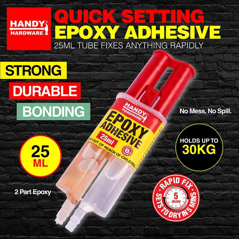 2X Epoxy Glue Adhesive 2 Part Resin Plastic Ceramic Glass Metal 25ml ...