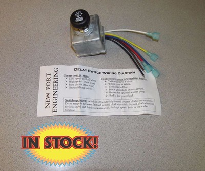 New Port NE14200 - New Port Delay Wiper Switch Also Operates Washer ...
