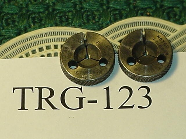 Thread Ring Gage Set 3-48 GO & NO GO TRG-123 | eBay