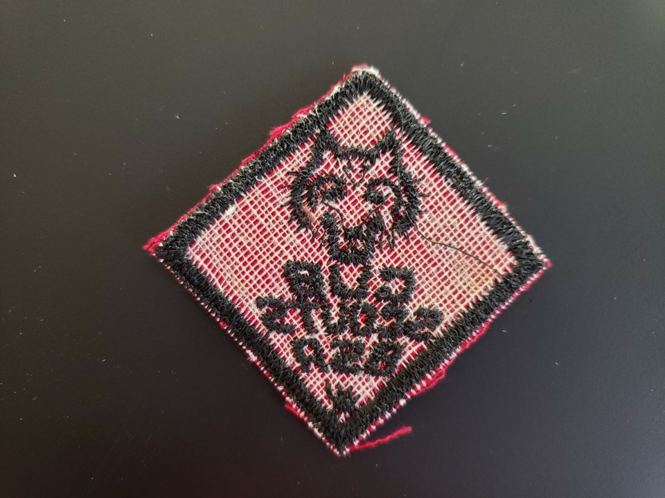 Vintage Cub Scout BSA Twill Wolf Rank Badge 1950's | eBay