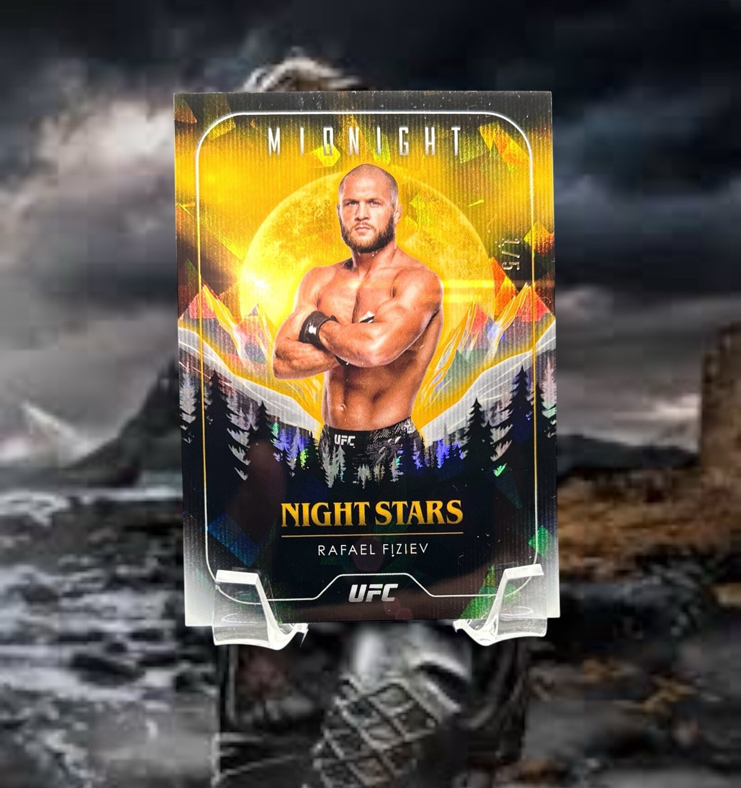 2024 Topps Midnight UFC RAFAEL FIZIEV Daybreak 1/5 Night Stars NS-12 | eBay