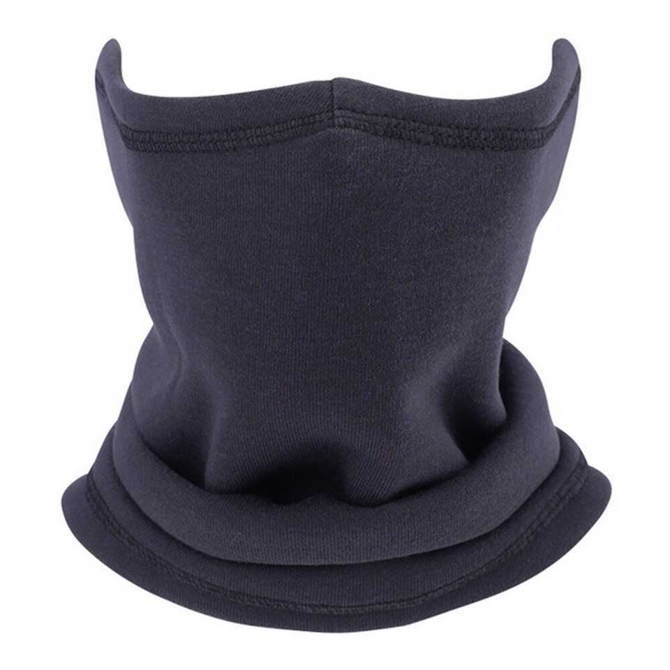 Winter Fleece Thermal Ski Full Face Mask Windproof Neck Gaiter for Cold ...
