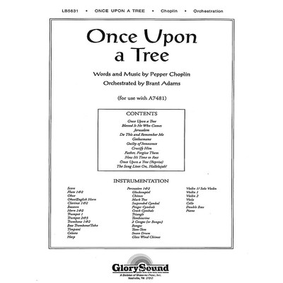 Once Upon a Tree (Orchestration) Score & Parts composed by Pepper ...