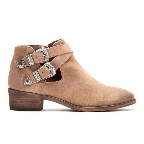 FRYE Ray Western Shootie Suede Ankle Boots, Beige, size 8, EUC | eBay