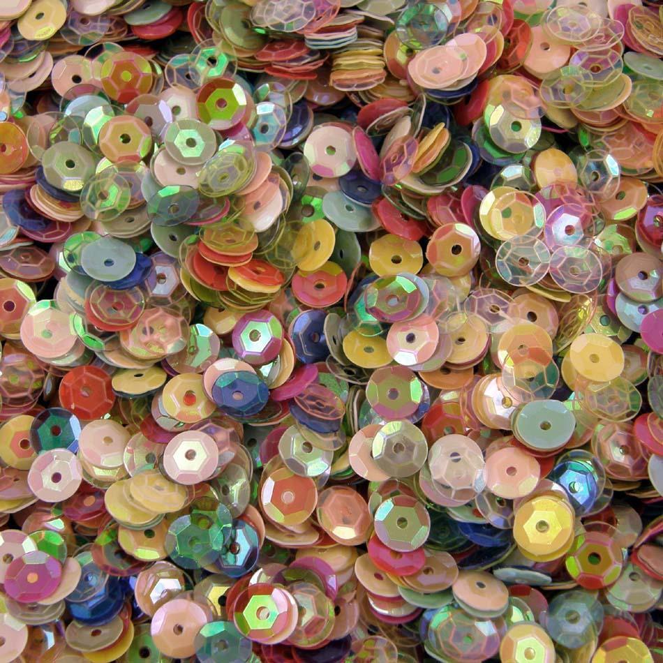 Cup Sequins 7mm Sewing Knitting Polystyrene Pin Decoration 10g Pack ...