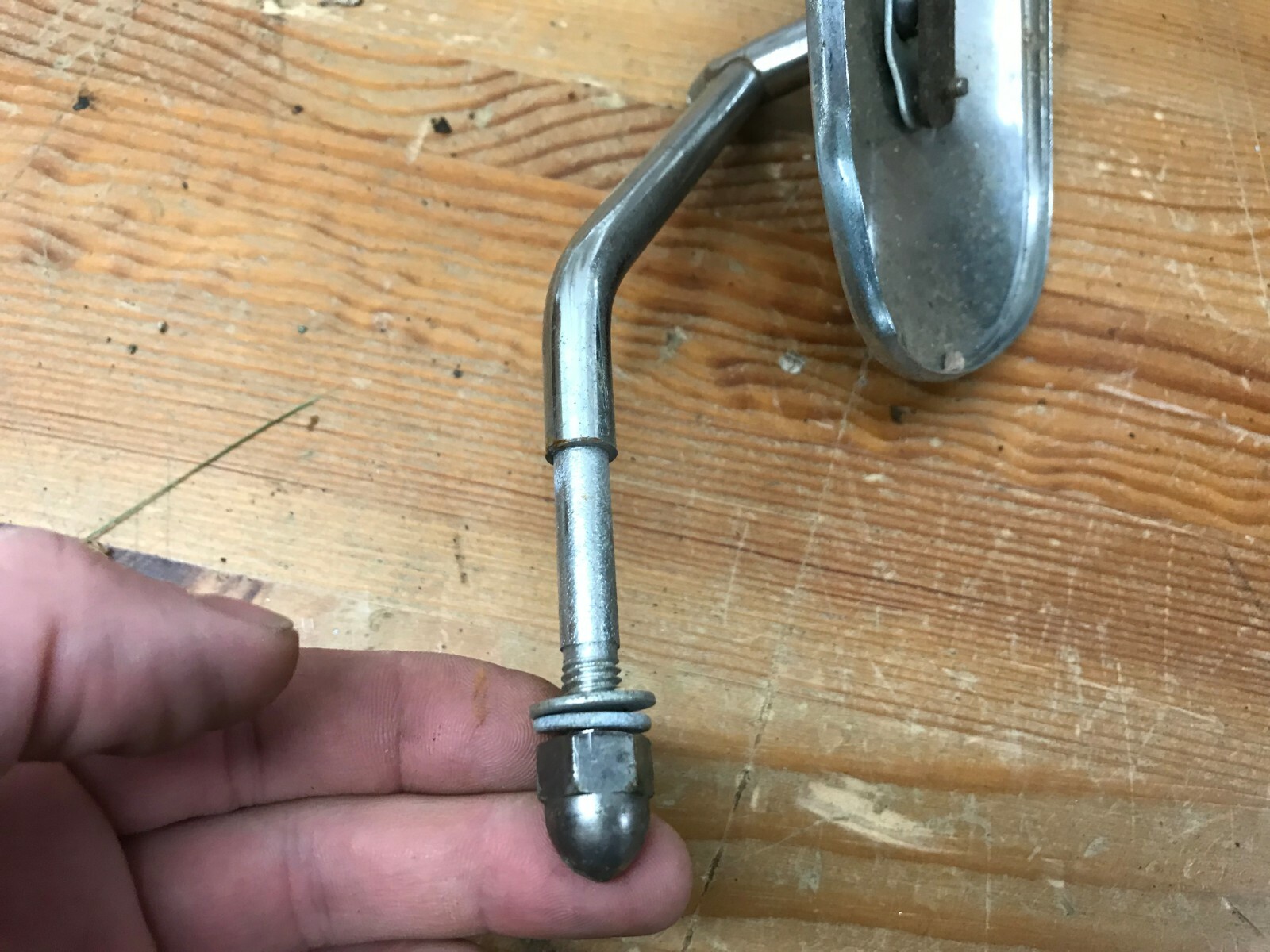 one Harley Davidson Panhead Shovelhead Mirrors Adjustable FX FXS OEM ...