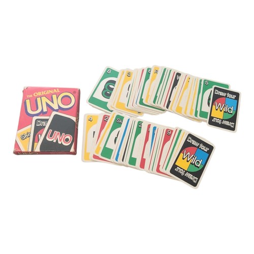 Vintage 1992 Original UNO Card Game 108 Cards With Box | eBay