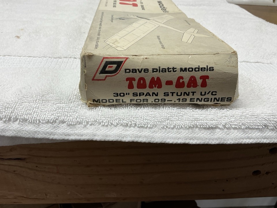 Vintage U Control Plane Kit-Dave Platt Model Tom Cat | eBay
