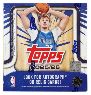2025-26 Topps NBA Basketball MEGA Box (224 CARDS!) *NEW/FACTORY SEALED ...