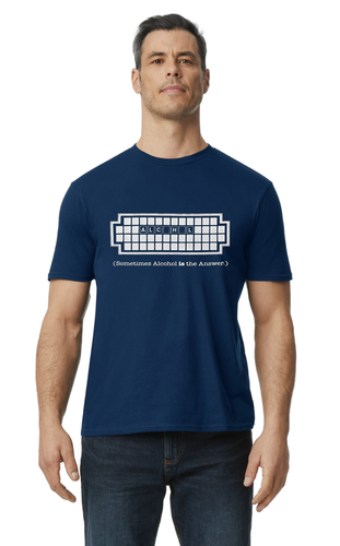 Sometimes Alcohol is the Answer Funny Joking Silly Humor Graphic Design ...