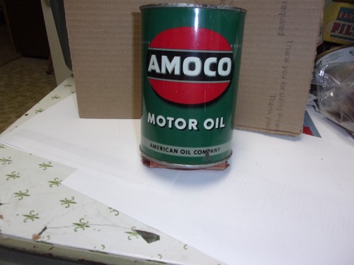 amoco 1qt motor oil vintage | eBay