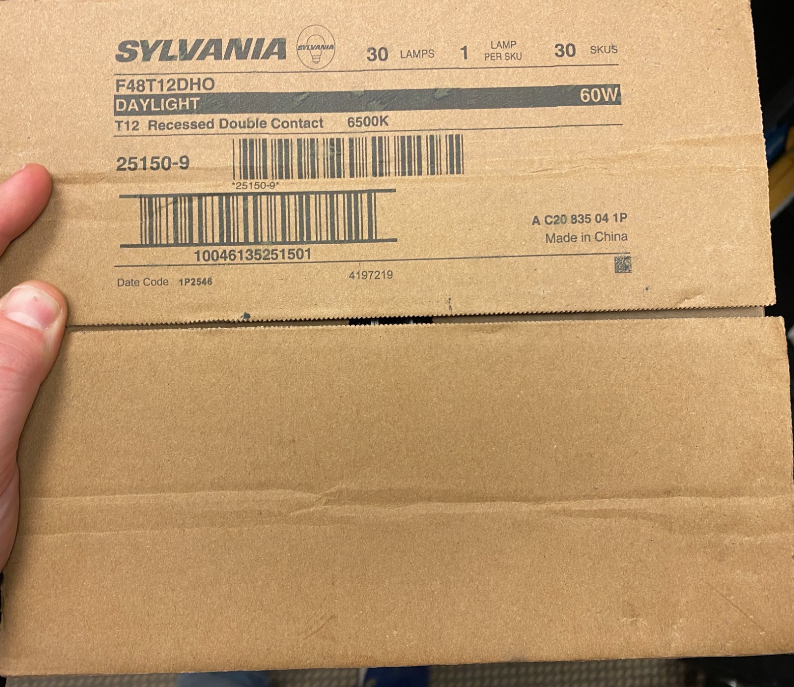 30 PACK -SYLVANIA F48T12/D/HO 60W - Fluorescent Lamp Light Bulb ...