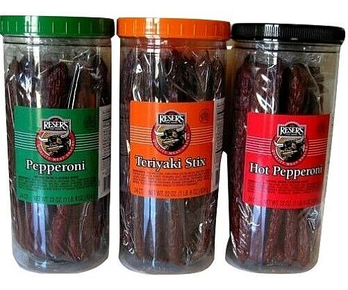 Reser's Variety Pack Pepperoni Sticks 3 / 24 ct. / 22 oz. Jars | eBay