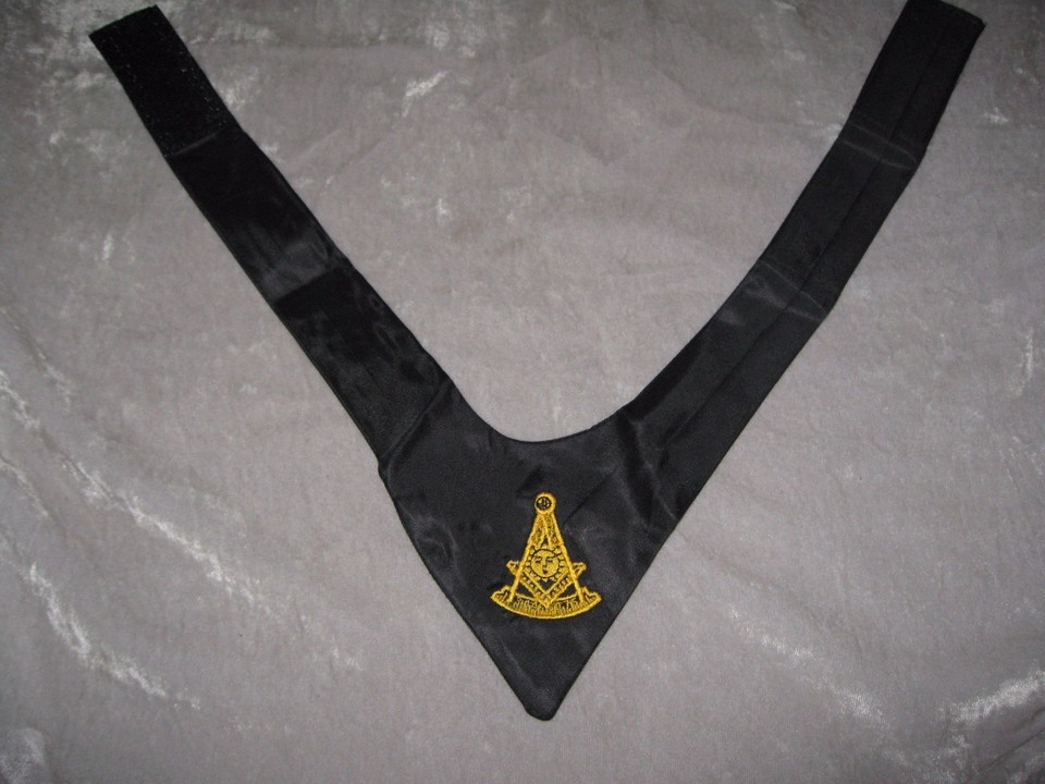 Black Masonic Cravat Tie Past Master Freemason Fraternity Lodge NEW! | eBay
