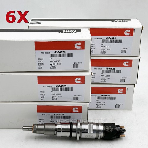 6X Fuel Injector 4994925 0445120342 0986435621 For Cummins Dodge RAM 6 ...