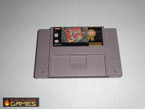 AUTHENTIC! Sim City - GAME ONLY - SUPER NINTENDO SNES 53a | eBay