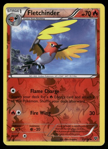 Fletchinder Reverse Holo 27/146 XY Base Set Pokemon | eBay