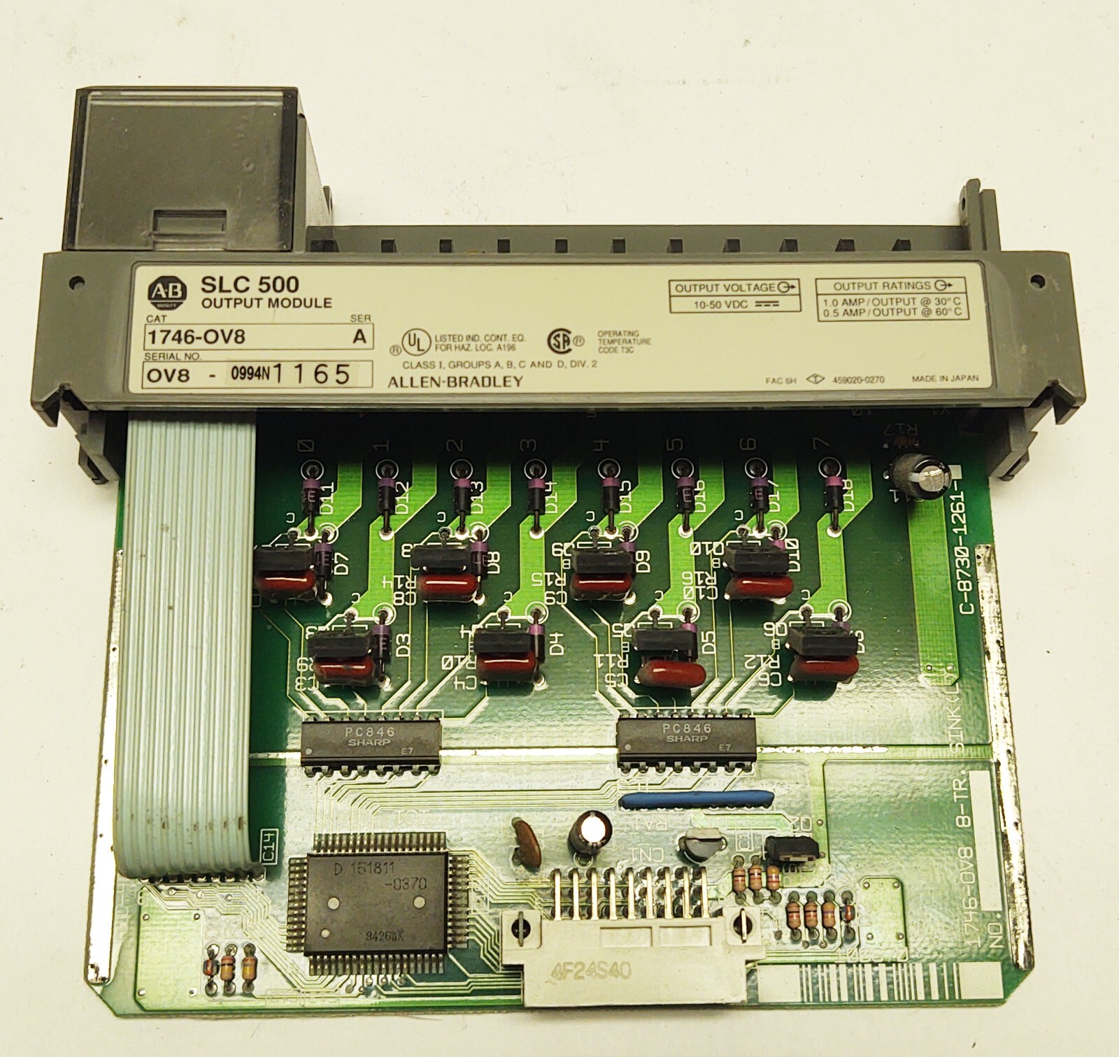 1746-OV8 Allen Bradley SLC 500 DC Sink Output 1746OV8 | eBay