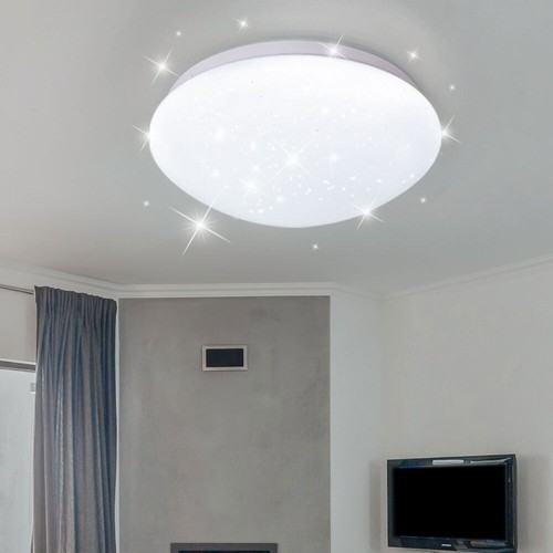 LED Ciel Étoilé Salon Lumière Du Jour Rond Plafonnier Éclairage | eBay