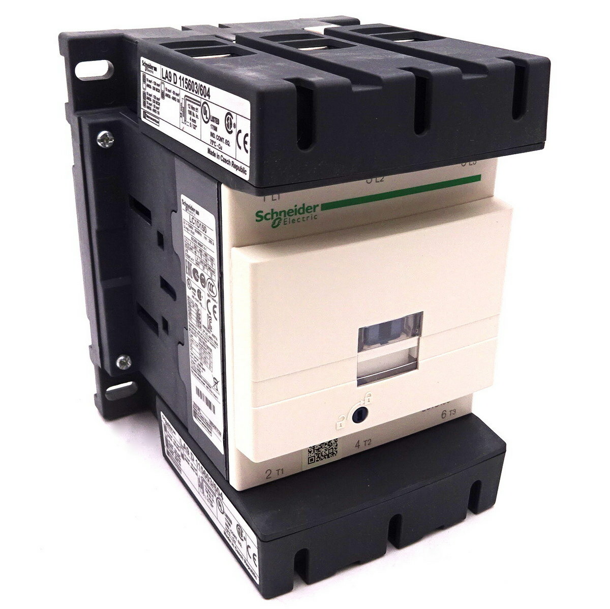 Contactor LC1D150P7 Schneider 230VAC 75kW 3P | eBay